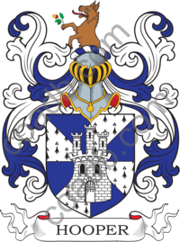 Hooper Family Crest, Coat of Arms and Name History