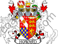 Howard Family Crest, Coat of Arms and Name History