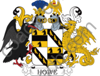 Howe Family Crest, Coat of Arms and Name History