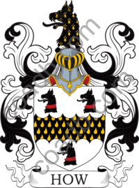 Howe Family Crest, Coat of Arms and Name History