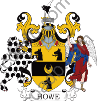 Howe Family Crest, Coat of Arms and Name History