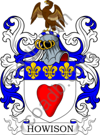Howison Family Crest, Coat of Arms and Name History
