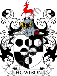 Howison Family Crest, Coat of Arms and Name History