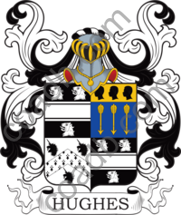 Hughes Family Crest, Coat of Arms and Name History
