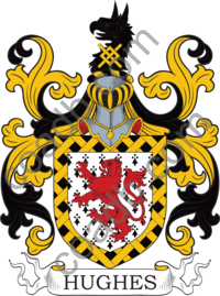 Hughes Family Crest, Coat of Arms and Name History
