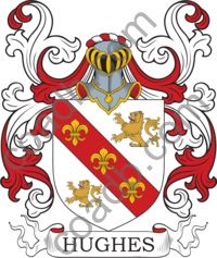 Hughes Family Crest, Coat of Arms and Name History