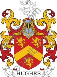 Hughes Family Crest, Coat of Arms and Name History