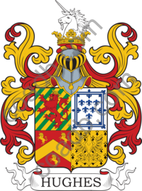 Hughes Family Crest, Coat of Arms and Name History