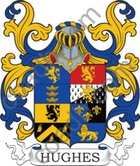 Hughes Family Crest, Coat of Arms and Name History