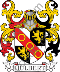 Hulbert Family Crest, Coat of Arms and Name History