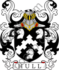 Hull Family Crest, Coat of Arms and Name History