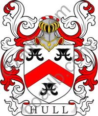 Hull Family Crest, Coat of Arms and Name History