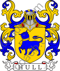 Hull Family Crest, Coat of Arms and Name History