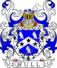 Hull Family Crest, Coat of Arms and Name History