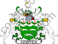 Hunter Family Crest, Coat of Arms and Name History