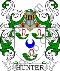 Hunter Family Crest, Coat of Arms and Name History