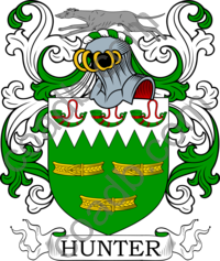 Hunter Family Crest, Coat of Arms and Name History