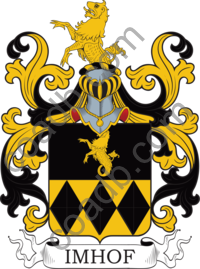Imhoff Family Crest, Coat of Arms and Name History