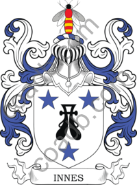 Innes Family Crest, Coat of Arms and Name History