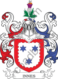 Innes Family Crest, Coat of Arms and Name History