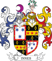 Innes Family Crest, Coat of Arms and Name History