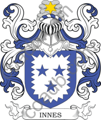 Innes Family Crest, Coat of Arms and Name History