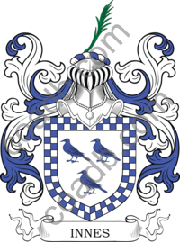 Innes Family Crest, Coat of Arms and Name History