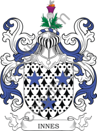 Innes Family Crest, Coat of Arms and Name History