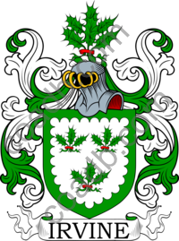 Irvine Family Crest, Coat of Arms and Name History
