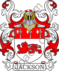 Jackson Family Crest, Coat of Arms and Name History