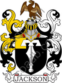 Jackson Family Crest, Coat of Arms and Name History