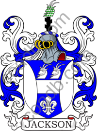Jackson Family Crest, Coat of Arms and Name History
