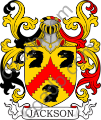 Jackson Family Crest, Coat of Arms and Name History