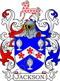 Jackson Family Crest, Coat of Arms and Name History