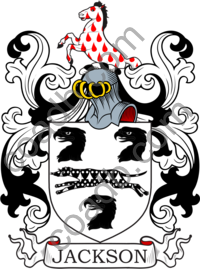 Jackson Family Crest, Coat of Arms and Name History