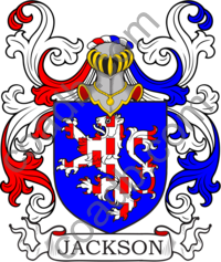 Jackson Family Crest, Coat of Arms and Name History