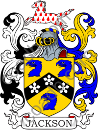 Jackson Family Crest, Coat of Arms and Name History