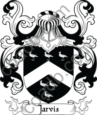 Jarvis Family Crest, Coat of Arms and Name History