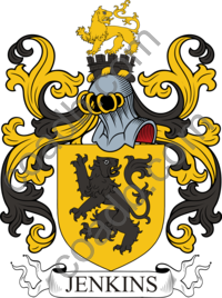Jenkins Family Crest, Coat of Arms and Name History