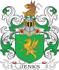 Jenks Family Crest, Coat of Arms and Name History