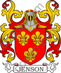 Jensen Family Crest, Coat of Arms and Name History