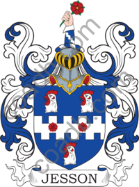 Jesson Family Crest, Coat of Arms and Name History