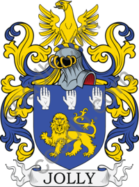 Jolly Family Crest, Coat of Arms and Name History