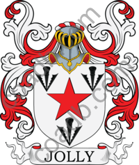 Jolly Family Crest, Coat of Arms and Name History