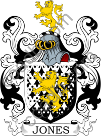 Jones Family Crest, Coat of Arms and Name History