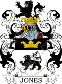 Jones Family Crest, Coat of Arms and Name History
