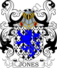 Jones Family Crest, Coat of Arms and Name History