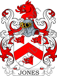 Jones Family Crest, Coat of Arms and Name History