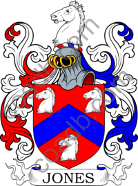 Jones Family Crest, Coat of Arms and Name History
