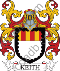 Keith Family Crest, Coat of Arms and Name History